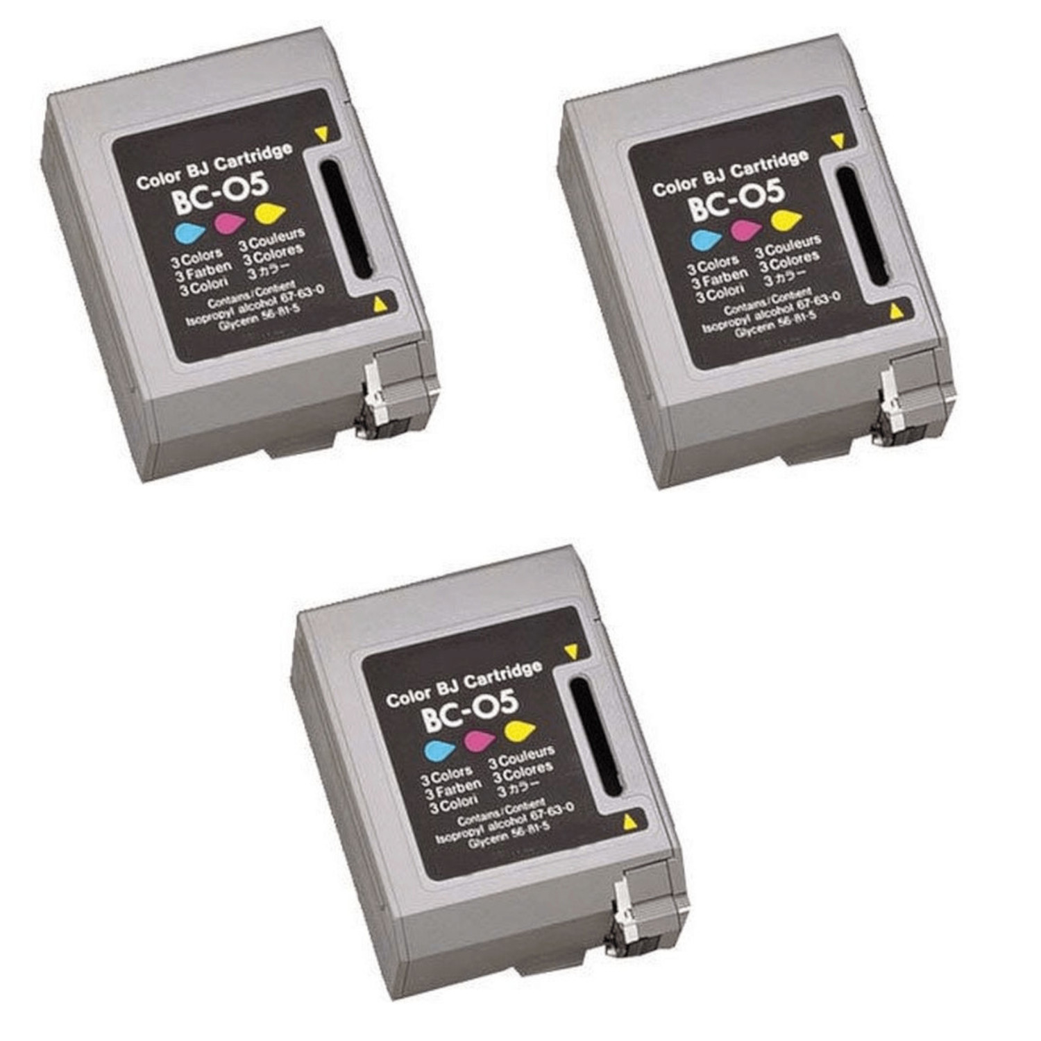 3x Original Canon Tintendruckkopfpatrone BC-05 farbig für BJ 100 150 ...