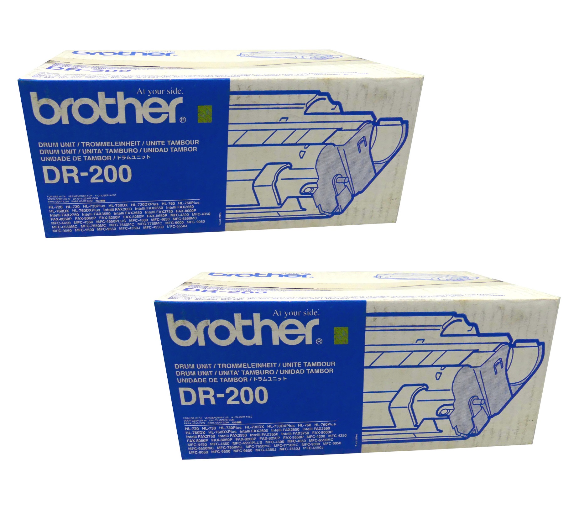 2x Original Brother Trommel DR-200 HL 720 730 760 MFC 4300 9050 - neu ...