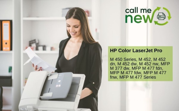 Callmenew Toner für HP CF413A magenta Color LaserJet Pro M 450 452 MFP ...