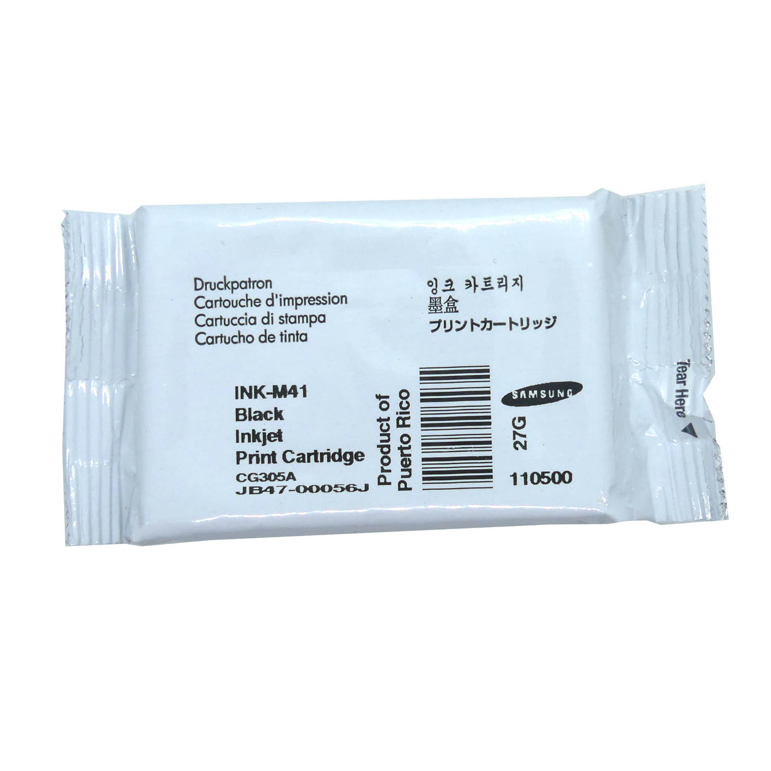 Original Samsung Tinte Patrone M41 schwarz für SF 370 375 Blister ...