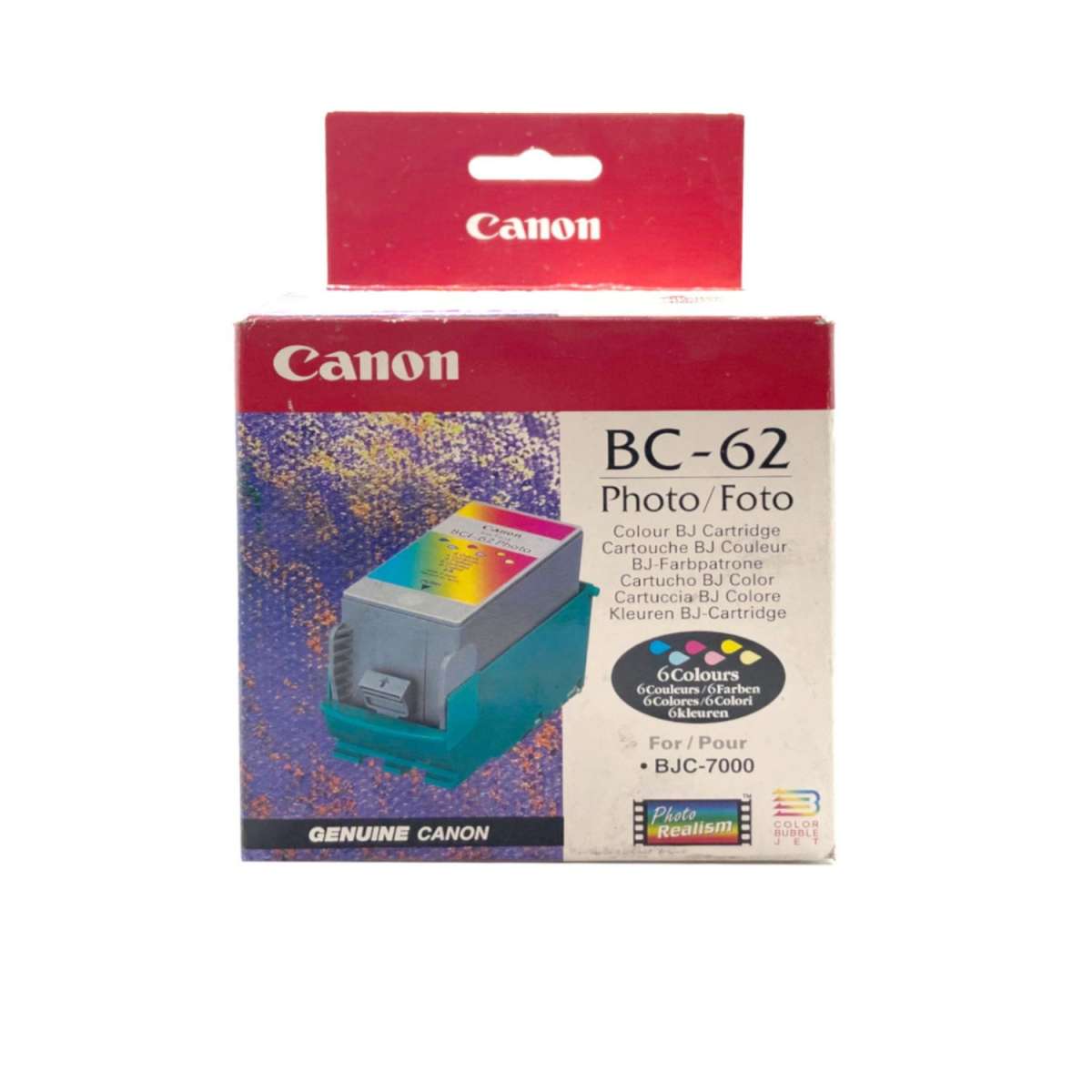 Original Canon Tinten Patrone BCI-62 photo Color für BJC 7000 7004 7100 ...
