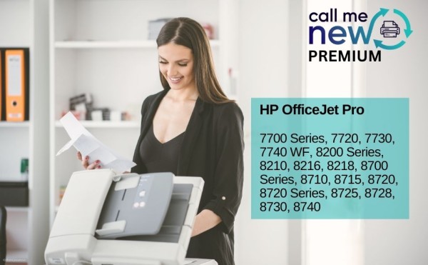 callmenew Premium TINTE PATRONE für HP 957XL schwarz OfficeJet Pro 7700 ...